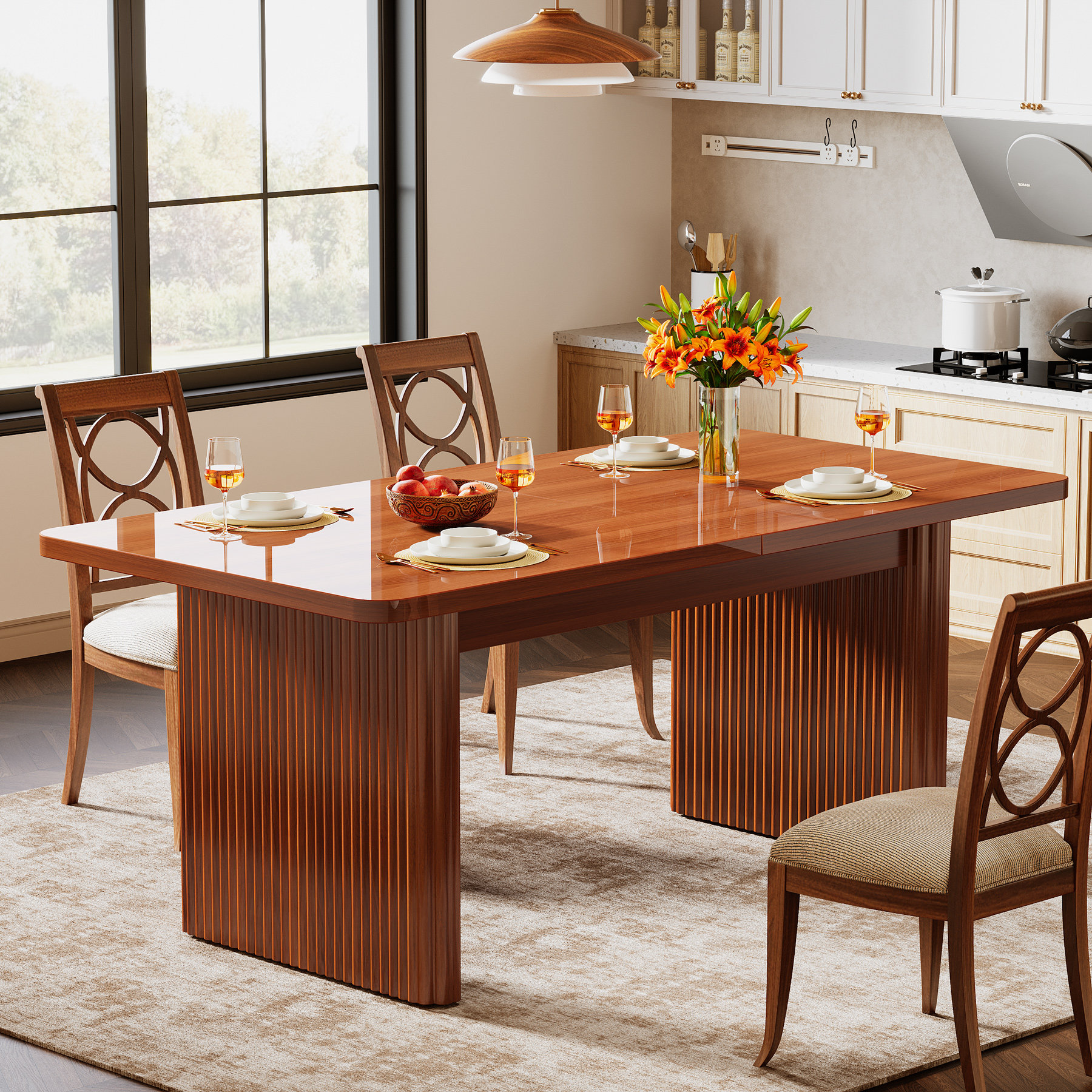 Latitude Run Extendable Dining Table Wayfair